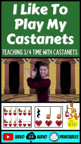 I Like To Play My Castanets - A Silly Castanet Activity for Teaching 3/ ...