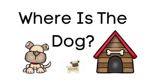 Where Is The Dog? Sight Word Reader, Vocabulary, Early Literacy Video/Ebook