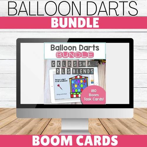 Boom Cards | Speech Therapy | Articulation | Balloon Pop | BUNDLE