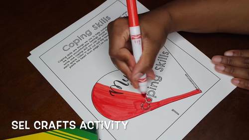 Box of Coping Skills | Valentines SEL Craft Activity by The Counselor Code