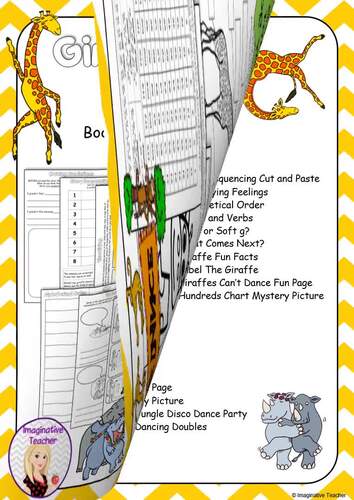 Giraffes Can't Dance (by Giles Andreae) Book Companion Activities