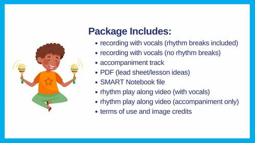 Kindergarten Graduation Song Package for Rhythm Band & Audience ...
