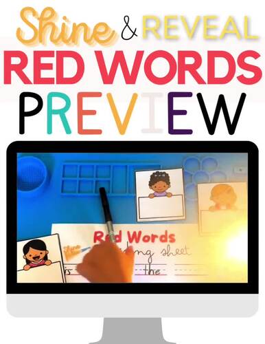 THANKSGIVING & FRIENDSGIVING 2nd Grade IMSE OG RED WORDS Shine & Reveal