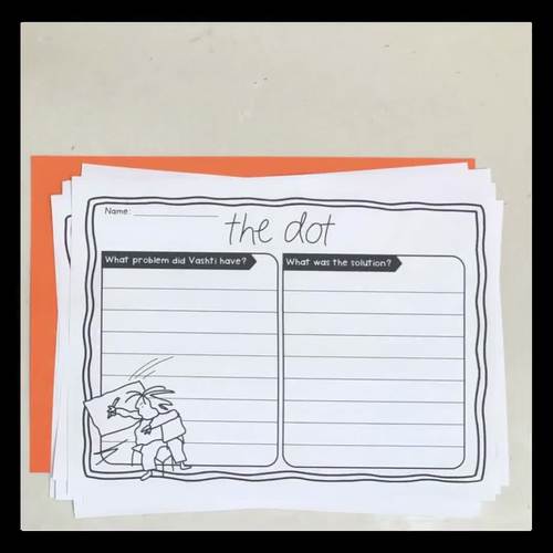 The Dot by Peter H. Reynolds Activities & Worksheets | Book Companion