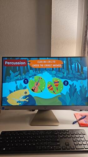 Froggy Hop Instrument Family Interactive Elementary Music Activity Game