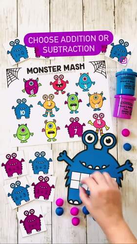 Monster Mash - Addition and Subtraction to Ten | TPT