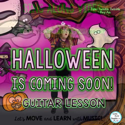 Halloween Guitar Song & Music Lesson: “Halloween is Coming Soon” Video ...
