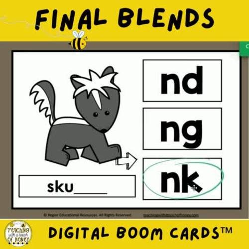 Final Blends Phonics Activities | Ending Blends 1st Grade Phonics Boom ...