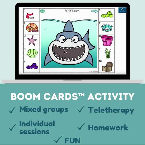 Articulation NO PREP Blends for l, r and s Feed the Ocean Animals Boom ...