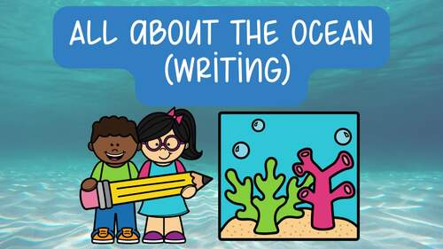 All About The Ocean Writing Ocean Unit Science PreK Kindergarten First ...