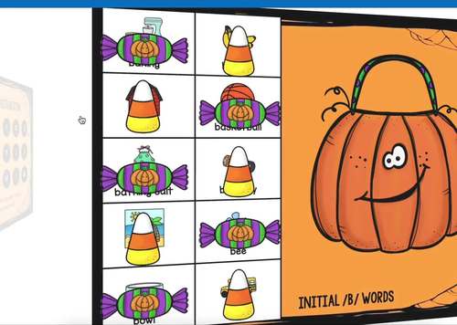 Articulation Trick or Treat Halloween Boom™ Cards for Speech Therapy