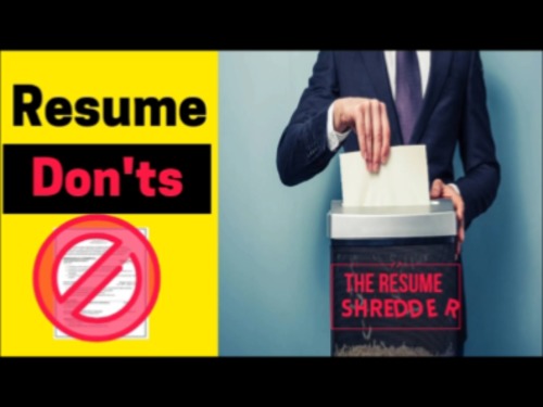 Resumes, RESUME DON'TS, Employment, Career Readiness | TpT