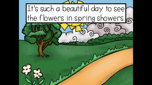 Spring Circle Time Song With Activities - Preschool Kindergarten 1st