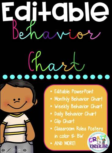 Behavior Clip Chart | Tracking | Posters by Crazy In Kinderland