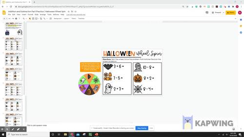 Halloween Math Practice | Virtual Wheel Spin | 2nd Grade by Third Grade ...