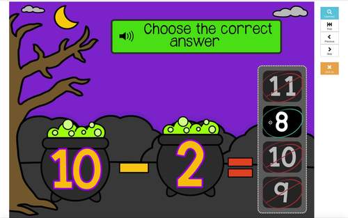 Halloween Digital Task Boom Cards Match Centers 2nd Grade October ...