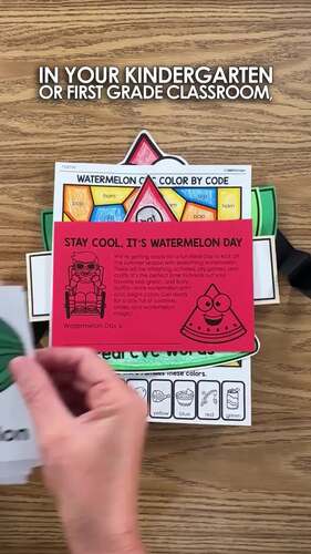 Watermelon Day, End of the Year Theme Day, Craft, Bulletin Boards ...