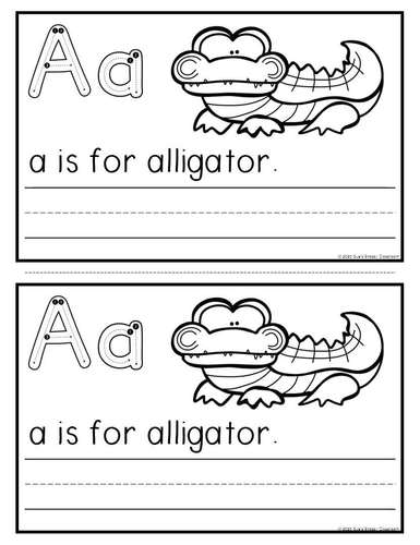 Alphabet Books - Letter Recognition and Writing Practice Activities