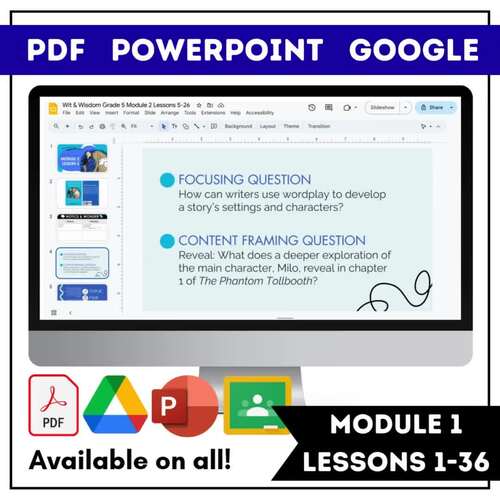 Wit & Wisdom EDITABLE Grade 5 Module 2 Word Play BUNDLE by Learn to Lead