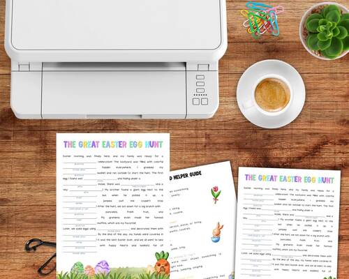 Easter Mad Libs Bundle | 3 Fun Stories | Parts of Speech Activity | Grammar