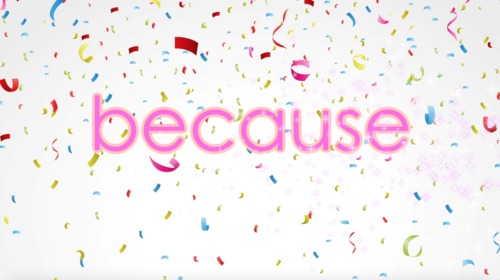 Sight word song...Let's learn how to read and spell the word "because"