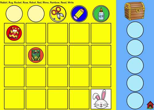 Digital Back To School Articulation Cariboo Game for Speech Therapy