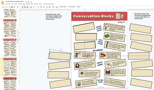 Conversation Blocks: An UN-stacking Game! Game companion for Jenga