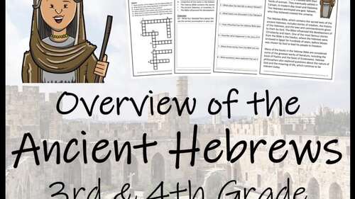 Ancient Hebrews Close Reading Comprehension Activity | 3rd Grade & 4th ...