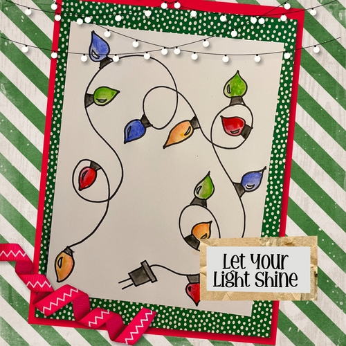 how to draw light shining