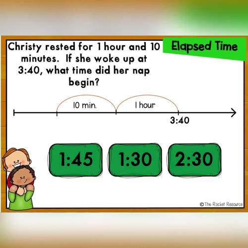 Fall Elapsed Time BOOM™ Cards 3.MD.1 by The Rocket Resource | TpT