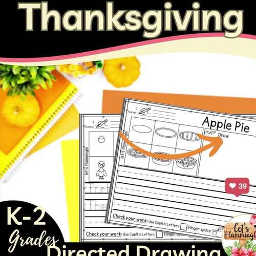 Thanksgiving Directed Drawing and Differentiated Writing Journal