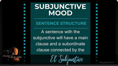 Subjuntivo (Subjunctive) PowerPoint Lesson by SinginSeñorita | TPT