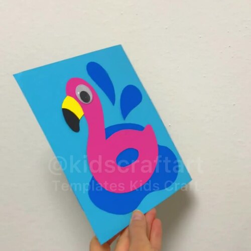 Flamingo Float End of Year Craft Beach Day Tropical Summer Craft Pool ...