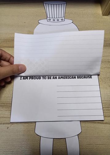 4th of July Activities Writing Prompts American Flag Symbol Craft ...