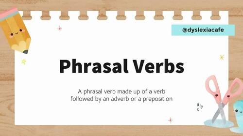 Phrasal Verb - Put - Interactive PPT Slides & Worksheet Packet | Grammar