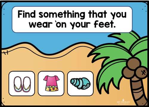 ESL Summer Vocabulary Comprehension BOOM CARDS™ – Digital Task Cards