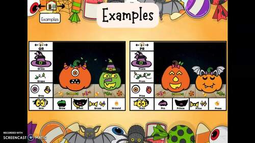 Build a Jack-O'-Lantern BOOM Cards™ Initial R, R Blends, Vocalic R Sounds