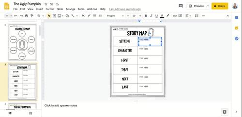 The Ugly Pumpkin a Book Companion for Thanksgiving | Worksheets & Craft