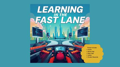 Learning in the Fast Lane 2 l Classroom Decor Bundle by SMART TEACHERS 99