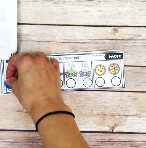 Chip Strips Basic Concepts | Basic Concepts Activity | Speech Therapy