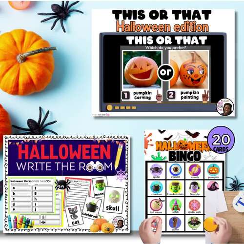 Halloween Bundle, Halloween Activity Bundle, Halloween Games | TPT