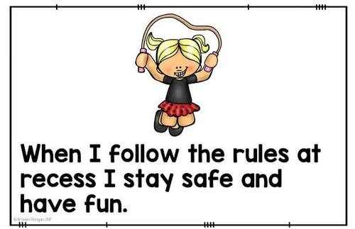 Social Story: Playing at Recess - Recess Rules by Brooke Reagan | TPT