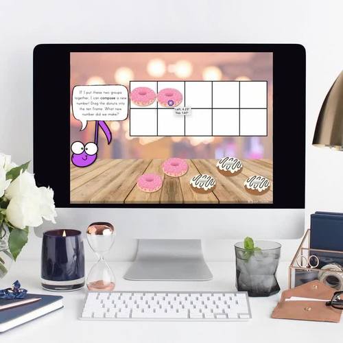 Composing Numbers to 10 | Compose Numbers | 1st Grade Math Lesson Slides