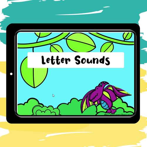 Alphabet and Letter Sound Recognition Boom Card by Play and Learn Resources