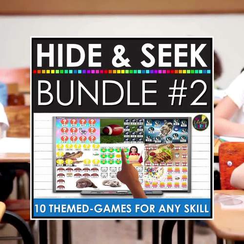 Digital Hide and Seek Games Whole Group Classroom Game PowerPoint Games ...