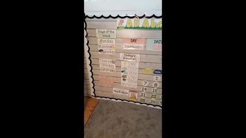 Circle Time Board - Weekly Focus by The DecoCrafty Teacher | TPT