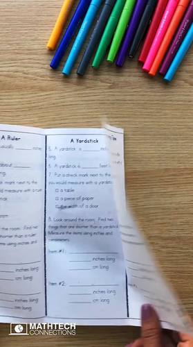 2nd Grade Measuring Length, Counting Money, Graphs, Telling Time Math ...