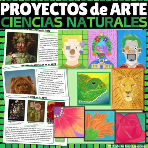CIENCIAS en EL ARTE Bundle: Elementary Spanish Art Curriculum – 4th ...