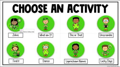 Digital Saint Patrick's Day | Games and Activities | Google Meet Zoom