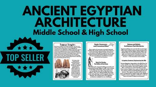 Ancient Egypt Map Activity Unit Architecture History Middle High School ...